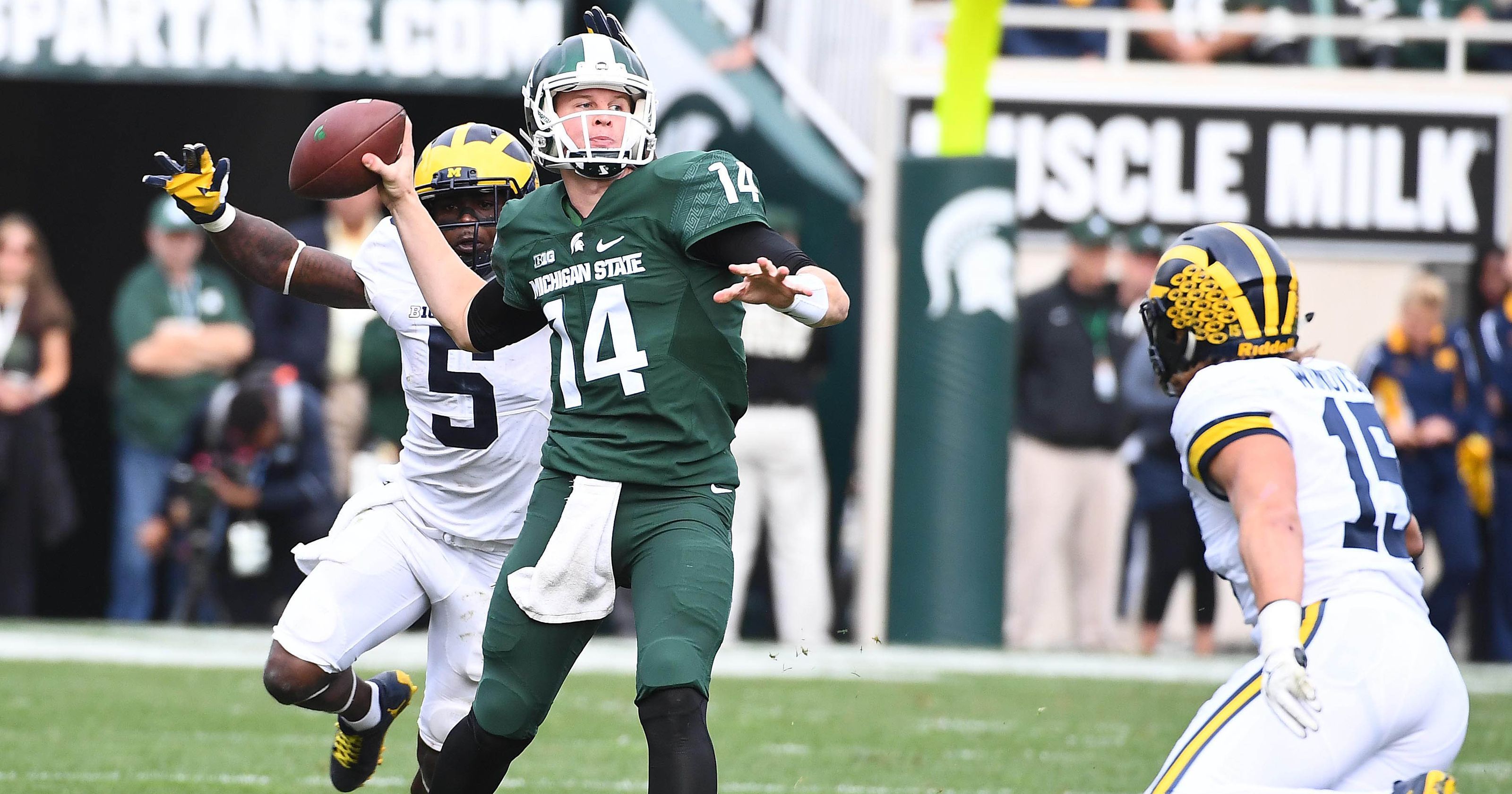 Lewerke Leading, Thriving At Michigan State