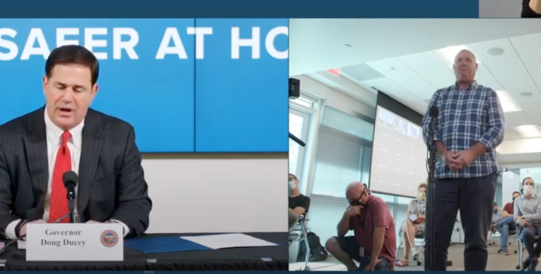 VIDEO – Governor Ducey Takes Questions from Brad Cesmat