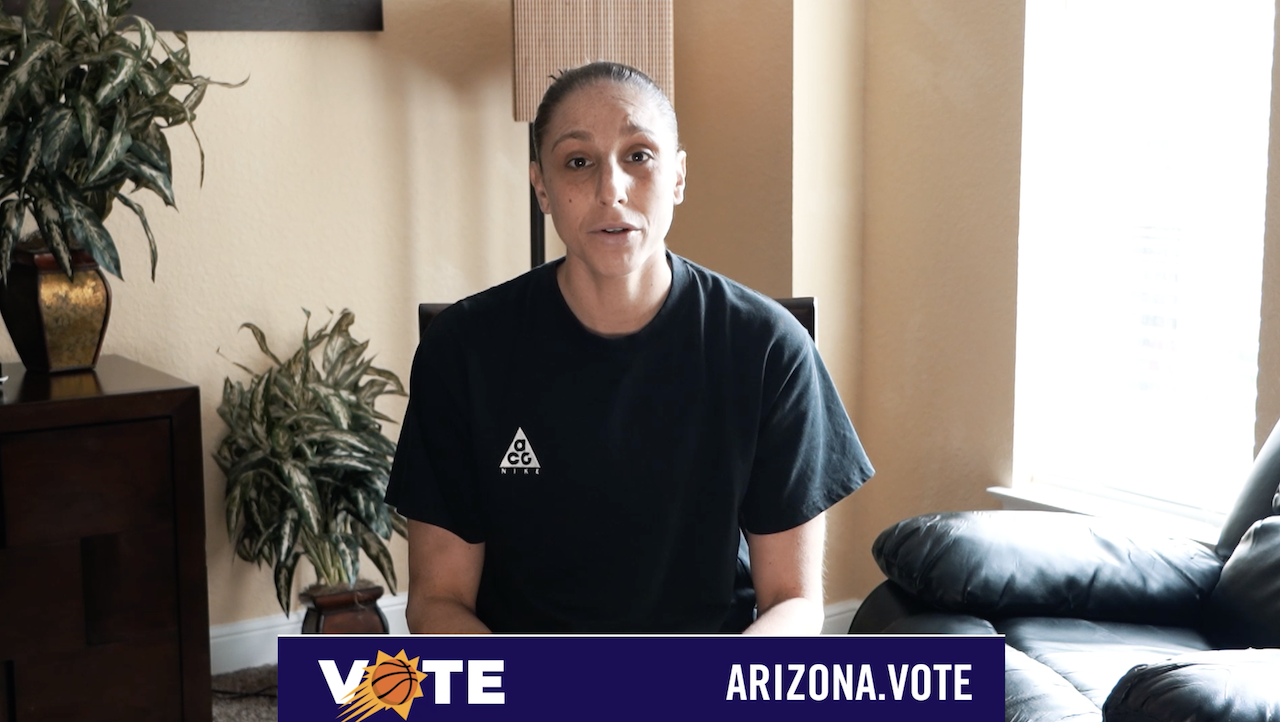 Diana Taurasi, Devin Booker Highlight Voter Advocacy PSA