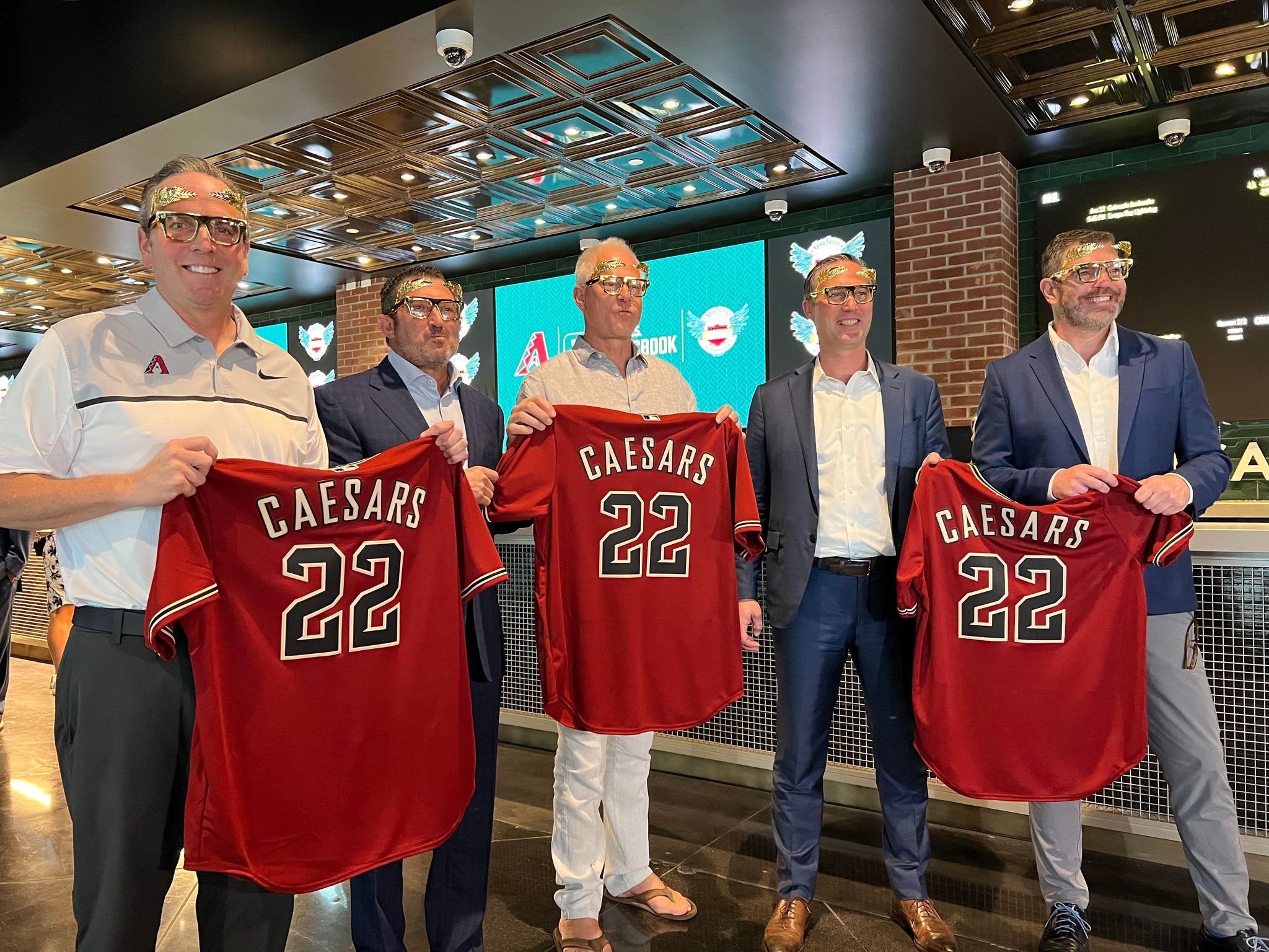 Caesars Sportsbook’s grand opening at Chase Field