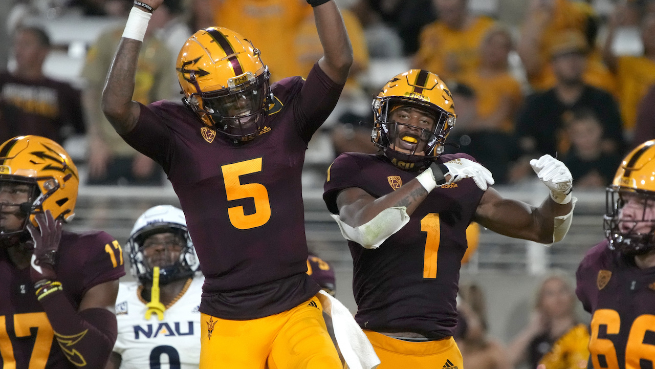 Sun Devils Cruise to 40-3 Season-Opening Victory Against NAU