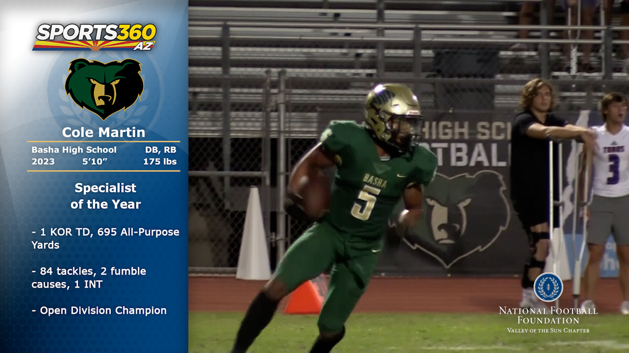 Cole Martin – 2022 AZNFF Specialist of the Year