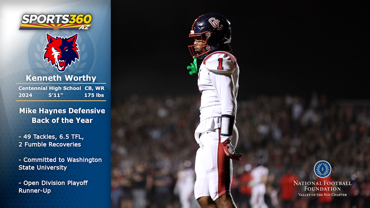 Kenneth Worthy – 2023 Mike Haynes Defensive Back of the Year