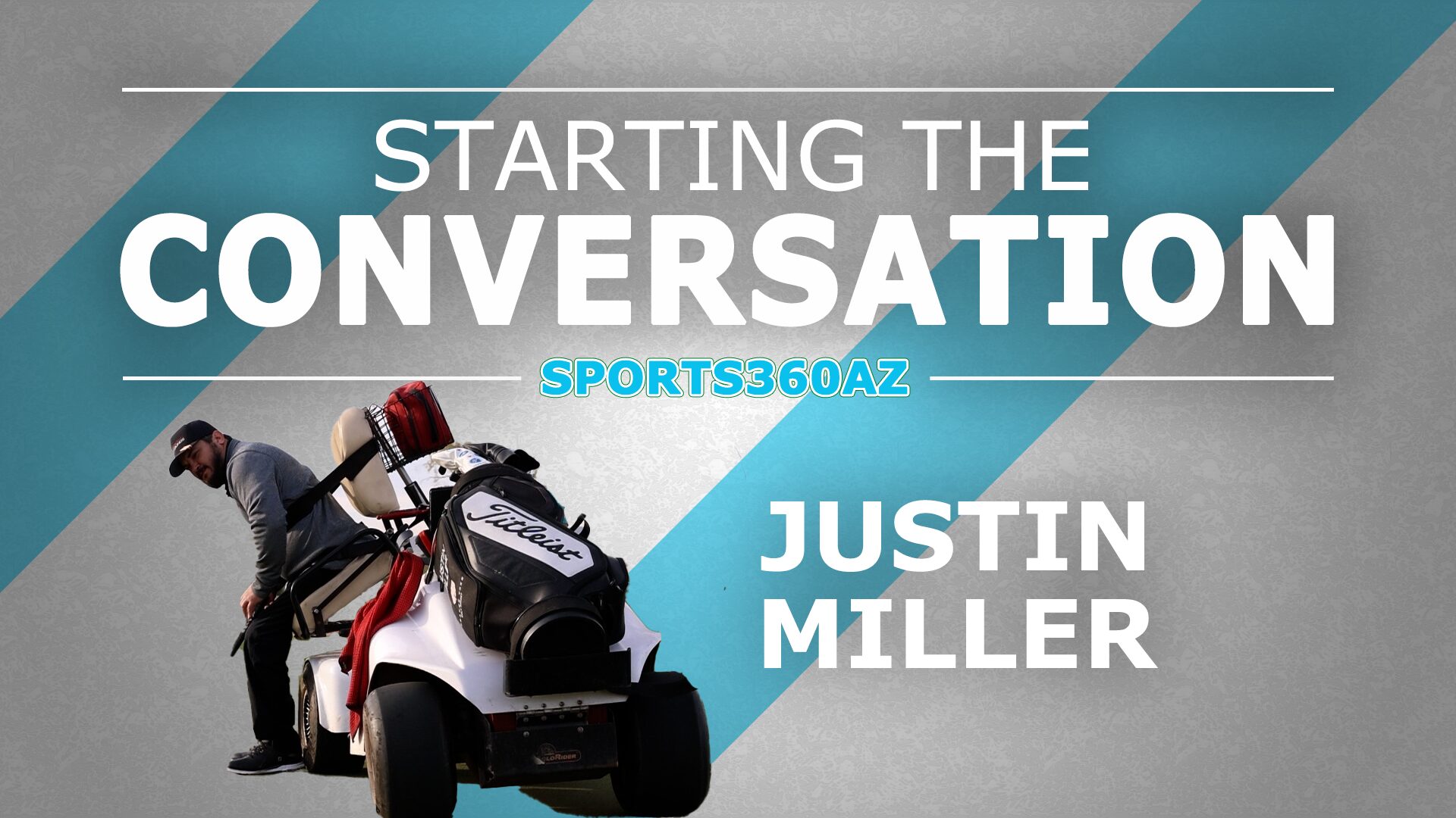 Starting the Conversation: Seated Golfer Justin Miller